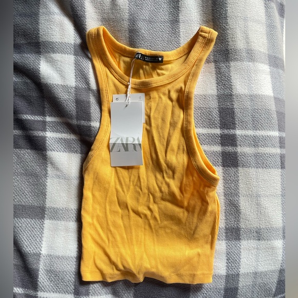 Tops | Zara Ribbed Tank Top | Poshmark